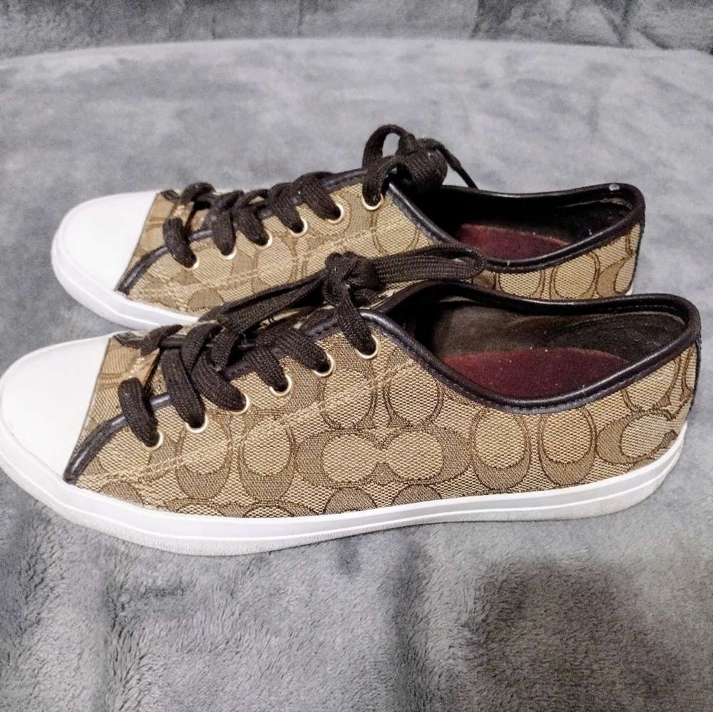 Coach Lace Up Sneakers - Gem